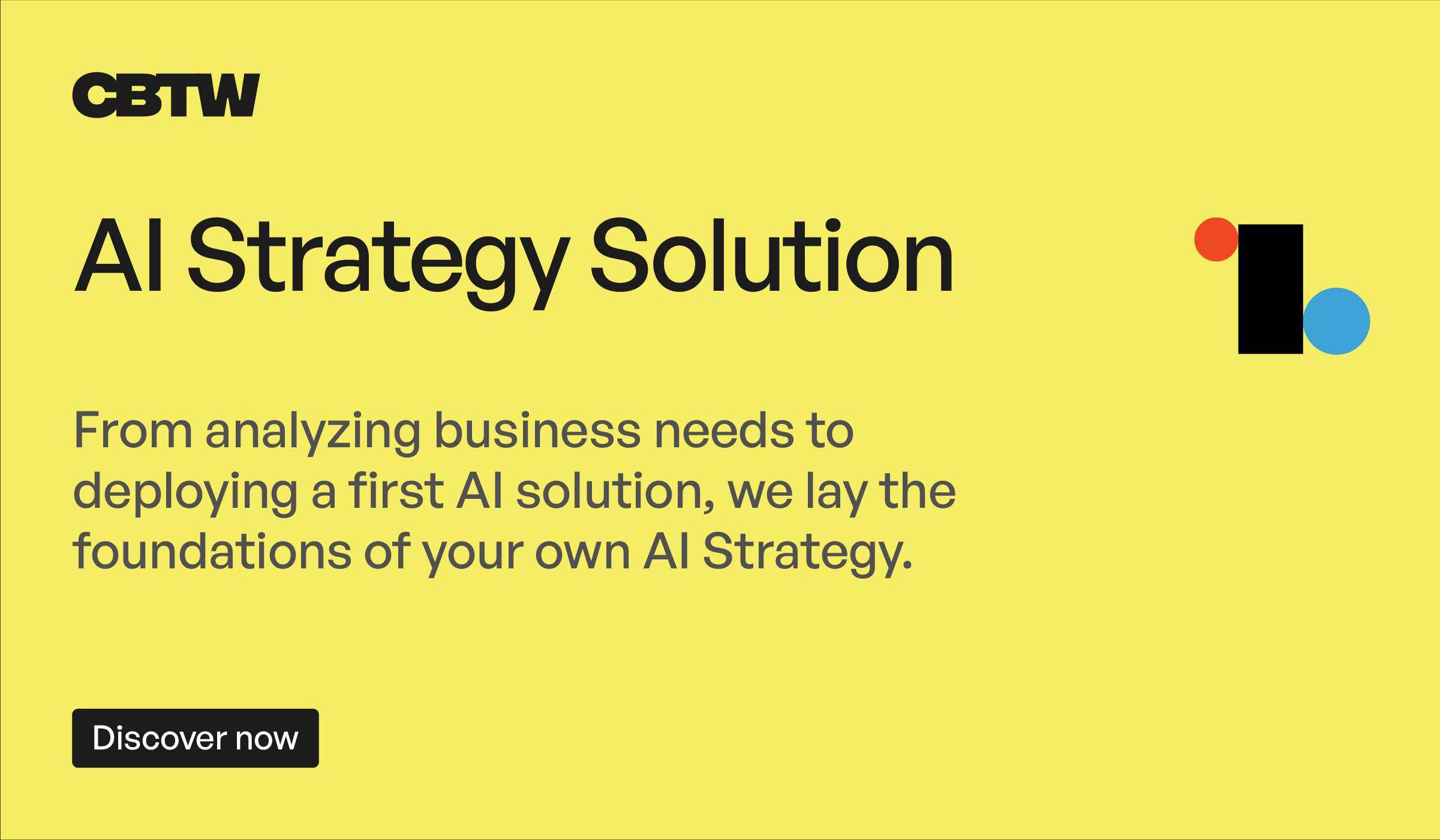 AI Strategy Solution by CBTW - Request a maturity assessment